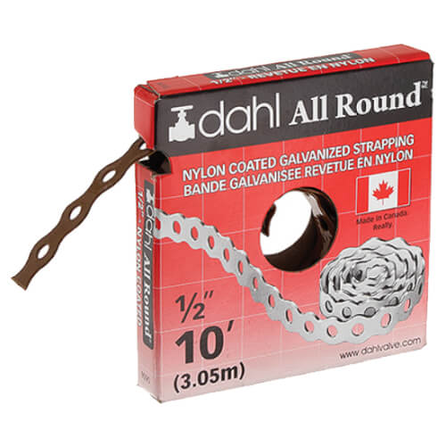 9090 - Dahl 9090 - 1/2" x 10' 24 Gauge Nylon-Coated Galvanized Steel ...