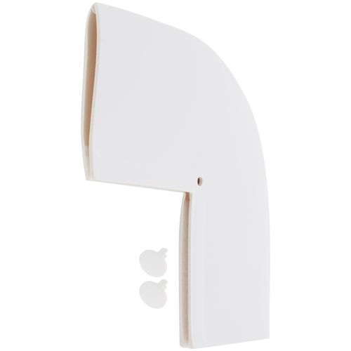 90E-W - Airex 90E-W - E-FLEX GUARD 90° White Line Set Insulation Elbow ...