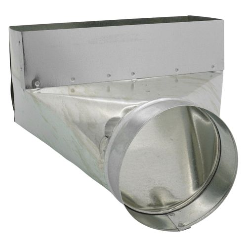 90RB12X4X6 - GAF Master Flow 90RB12X4X6 - 12" x 4" to 6" Register Box (90°)