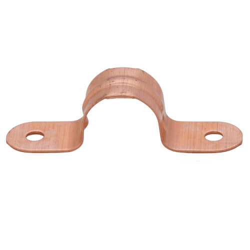 9116 - Dahl 9116 - 1/2" 2 Hole Solid Copper Tube Strap (Bag of 10)