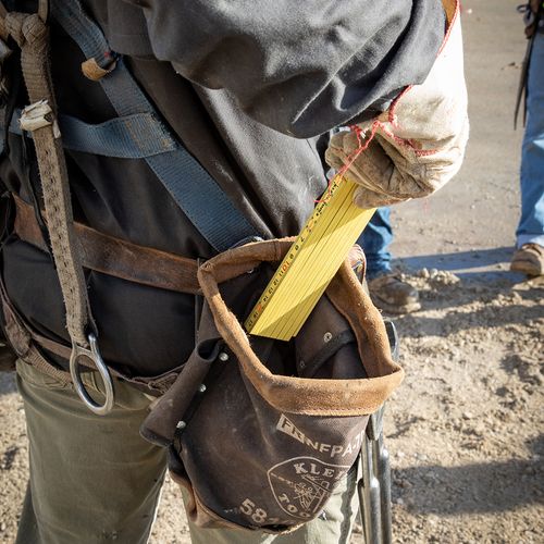 91163B - Klein Tools 91163B - 6' Fiberglass Folding Ruler, Outside ...