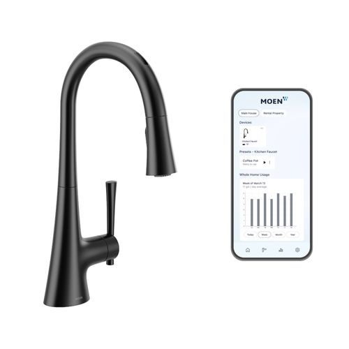 9126EVBL - Moen 9126EVBL - Kurv 1 Handle Pulldown Kitchen Faucet, 1.5 ...