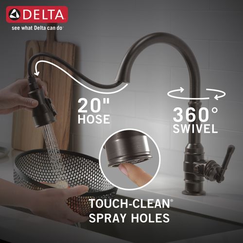 9190-RB-DST - Delta 9190-RB-DST - Broderick Single Handle Pull-Down ...