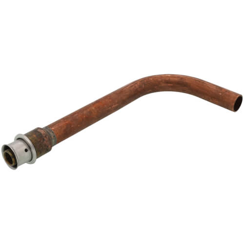 92221 - Viega 92221 - 1/2" PEX Press Copper Stub Ell, 3" x 6" (Lead Free)