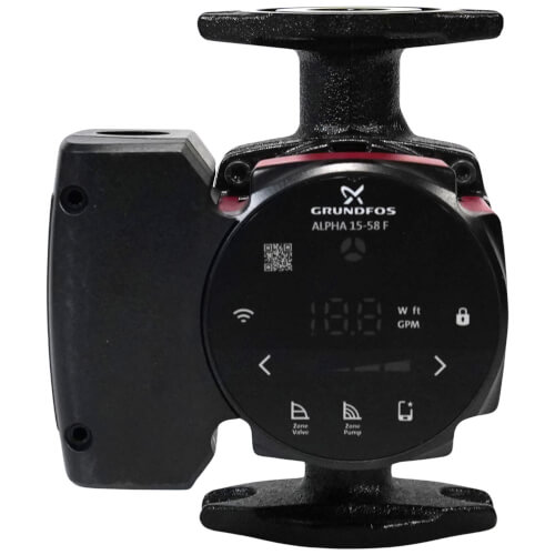 92603115 - Grundfos 92603115 - ALPHA 15-58F Smart ECM High Efficiency ...