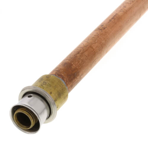 92616 - Viega 92616 - 1/2" PEX Press Copper Straight Stub Out, 15 ...