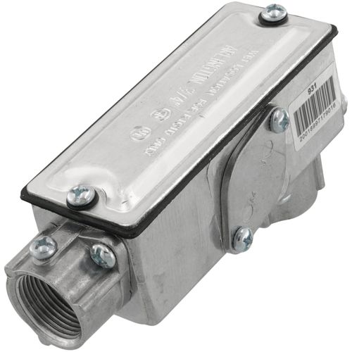 931 - Arlington 931 - 3/4" Conduit Body with Cover and Gasket