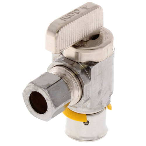 93511 - Viega 93511 - 1/2" PEX Press Angle Stop Valve (Lead Free)