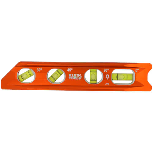 935RB - Klein Tools 935RB - 8" Torpedo Billet Level with Rare-Earth Magnet