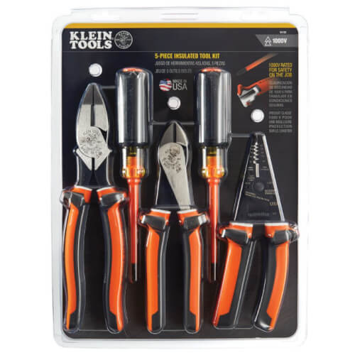 94130 - Klein Tools 94130 - 5 Piece Insulated Tool Kit