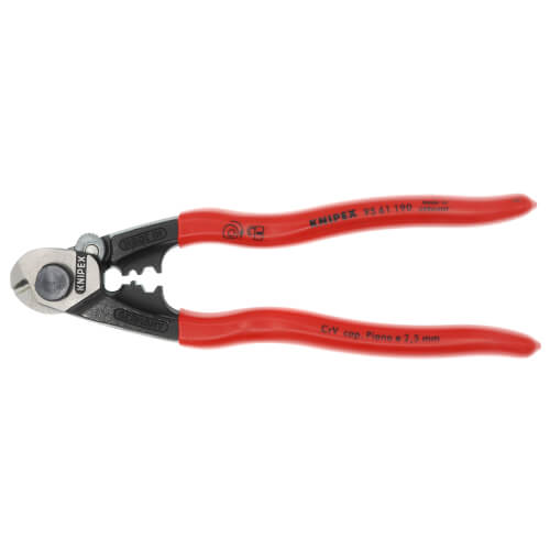 95-61-190 - Knipex 95-61-190 - 7-1/2'' Wire Rope Shears