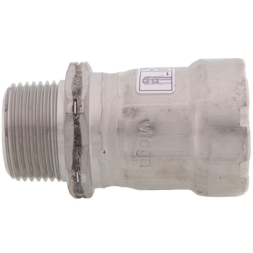 95245 - Viega 95245 - 1" MegaPress 304 FKM Stainless Steel Male Adapter ...