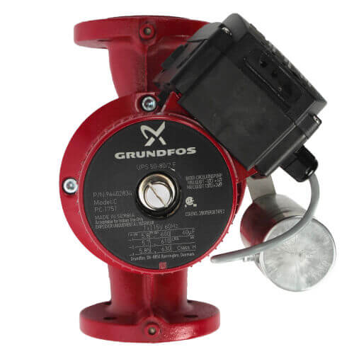 96402860 - Grundfos 96402860 - UPS50-160/2F 3-Speed Cast Iron Circulator Pump 230V, 1-1/2 HP