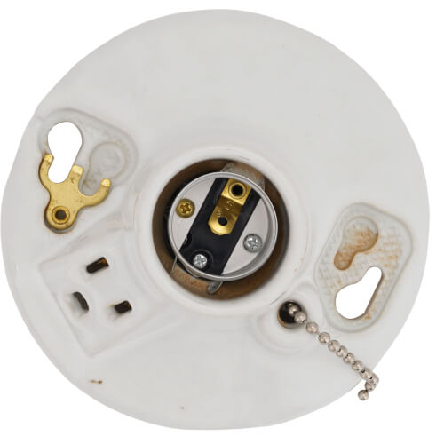 9726-C - Leviton 9726-C - Pull Chain Incandescent Lampholder, Medium ...