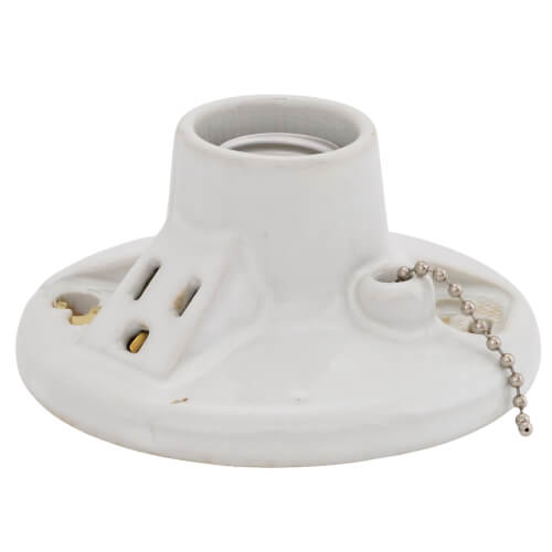 9726-C - Leviton 9726-C - Pull Chain Incandescent Lampholder, Medium ...