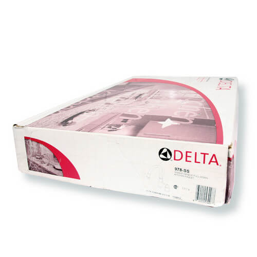978-SS - Delta 978-SS - Single Handle Pull-Down Kitchen Faucet ...