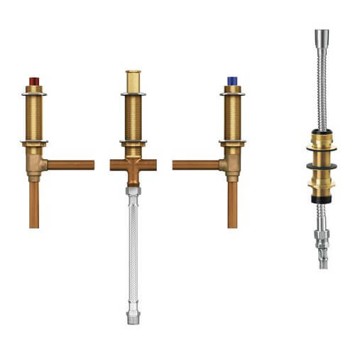 9792 - Moen 9792 - Adjustable 4-Hole Roman Tub Rough-In Valve w/ Shower ...