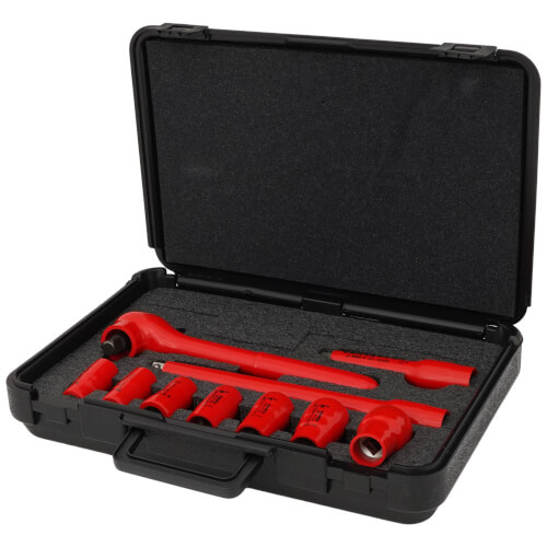 98-99-11-S5 - Knipex 98-99-11-S5 - 10-Piece Insulated Socket Set, 1/2 ...