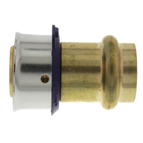 99630 - Viega 99630 - 3/4" PEX Press x 1/2" ProPress Adapter w/ Sleeve ...