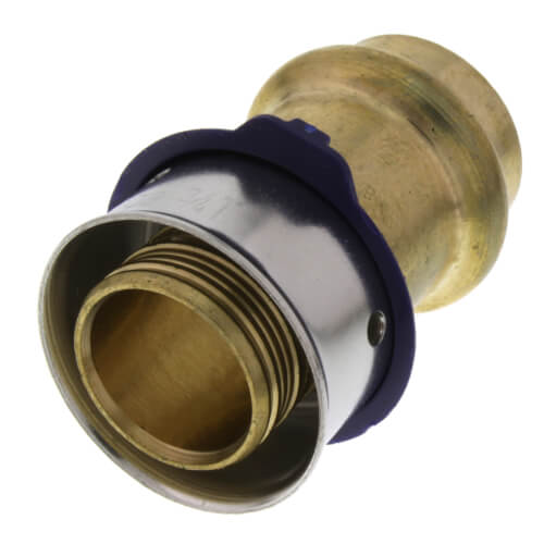 99630 - Viega 99630 - 3/4" PEX Press x 1/2" ProPress Adapter w/ Sleeve ...