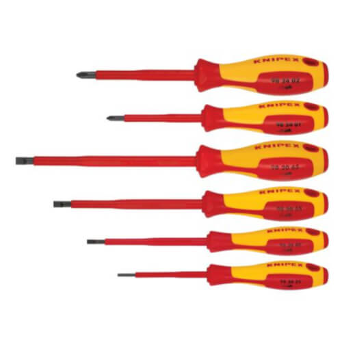 9K-98-98-33-US - Knipex 9K-98-98-33-US - 6-Piece Insulated Screwdriver Set