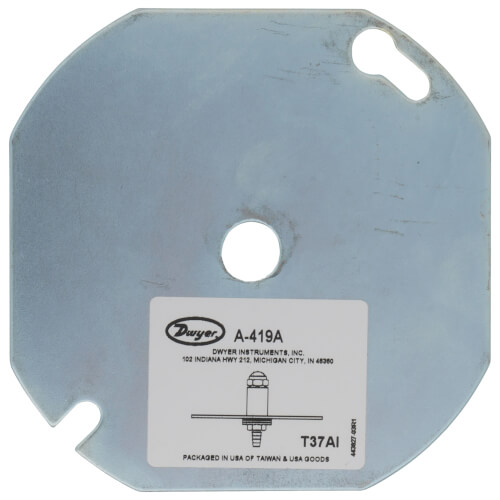 A-419A - Dwyer A-419A - Static Pressure Pickup Ceiling Mount