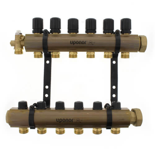 A2610600 - Uponor (Wirsbo) A2610600 - TruFLOW Manifold, 6-loop S&R