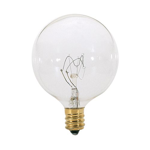 A3523 - Satco A3523 - 40 Watt G16 1/2 Incandescent Bulb - Clear - 2500 ...