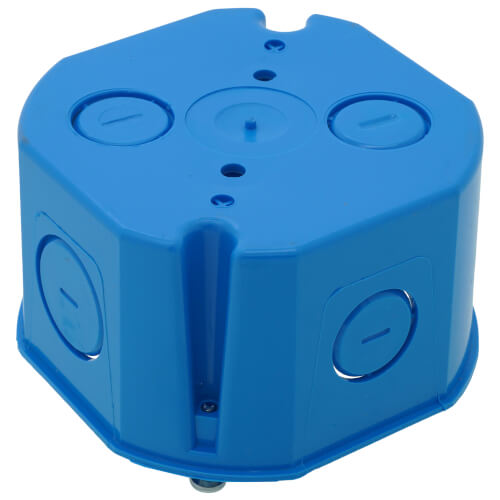 A615DE - Carlon A615DE - 4" Non-Metallic Octagon Ceiling Box, 2-1/8 ...