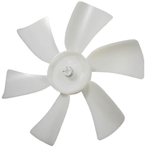 A61601 - Packard A61601 - 6" Plastic 6 Blade CW Fan Blade, 3/16" Bore