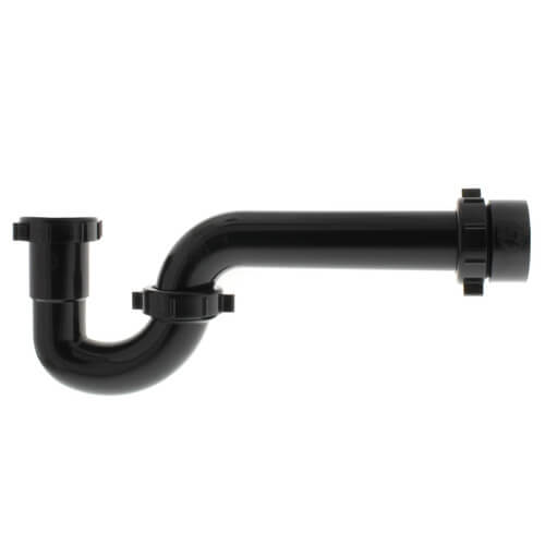 A9704 - Dearborn A9704 - 1-1/2" Black P-Trap w/ Threaded ABS Adapter