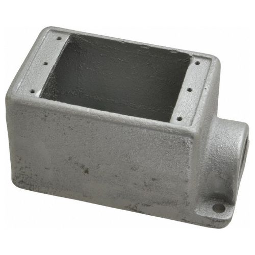 FD3-TB - ABB FD3-TB - 1" Deep 1 Gang Cast Device Box, Gray Iron Zinc ...