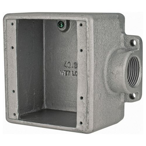 FD32-TB - ABB FD32-TB - 1" Deep 2 Gang Cast Device Box, Gray Iron Zinc ...