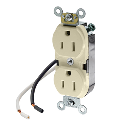 5262-CI - Leviton 5262-CI - Duplex Receptacle Outlet, Smooth Face, 15A ...