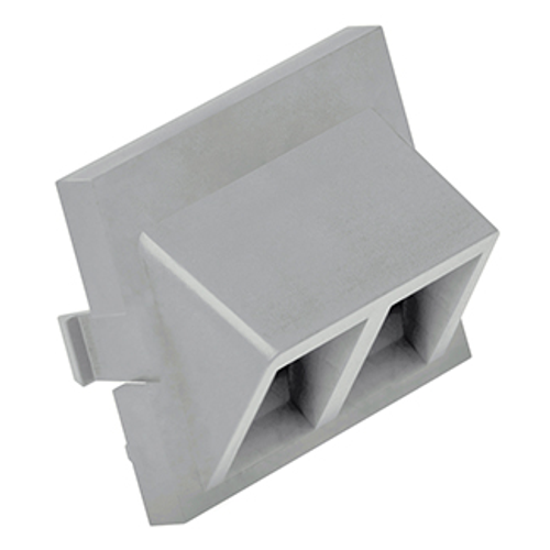 41294-2QG - Leviton 41294-2QG - 2-port Angled MOS Quickport, Adapter, 1 ...