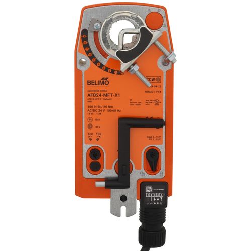 AFB24-MFT-X1 - Belimo AFB24-MFT-X1 - Spring Return Multi Function Modulating Valve Actuator (24V)