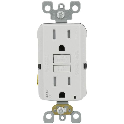 AFTR1-W - Leviton AFTR1-W - 15A, Self Test, Tamper-Resistant AFCI ...