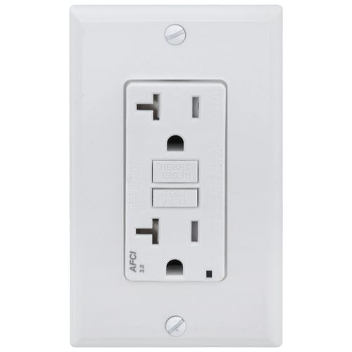 AFTR2-W - Leviton AFTR2-W - 20A, Self Test, Tamper-Resistant AFCI ...