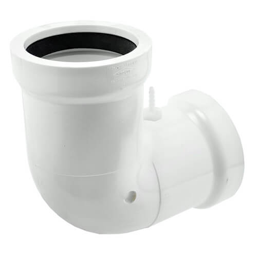 AP16036 - Rheem AP16036 - 3" PVC 90-Degree Elbow w/ Drain, AP16036