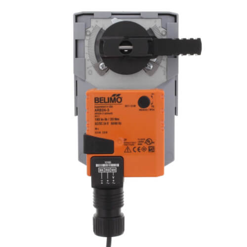 ARB24-3 - Belimo ARB24-3 - Non-Spring Return, On/Off/Floating Point Control Actuator - 24 VAC/DC