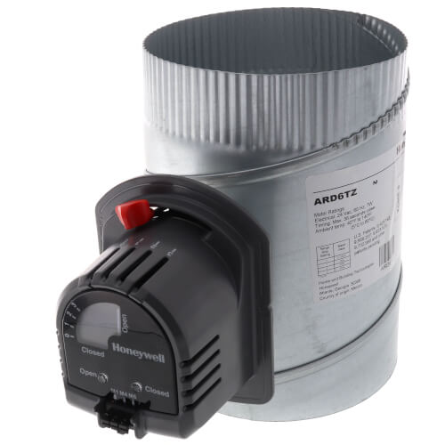 Honeywell ARD6 - Honeywell ARD6 6" Round Automatic Damper - Honeywell ...