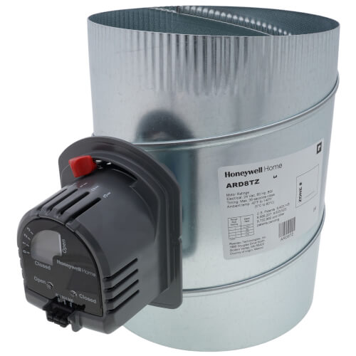 ARD8TZ - Honeywell Home ARD8TZ - 8" Round Automatic TrueZONE Damper