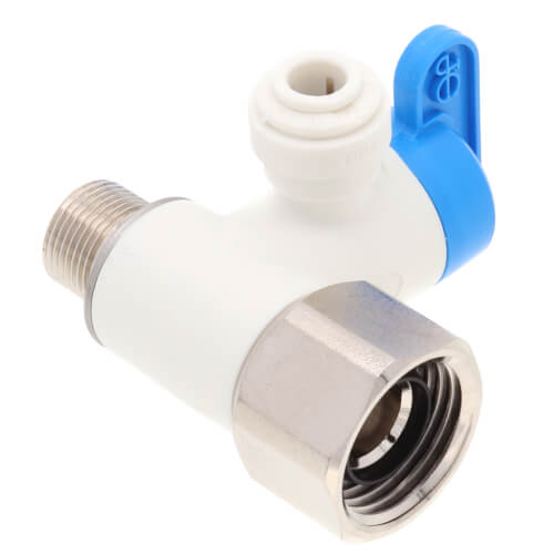ASVPP5LF-US - John Guest ASVPP5LF-US - 1/2" NPS x 3/8" COMP x 1/4" OD ...