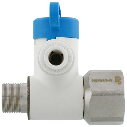 ASVPP5LF - John Guest ASVPP5LF - 1/2" NPS x 3/8" COMP x 1/4" OD ...