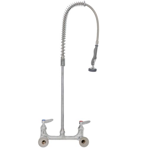 B-0133 - T&S Brass B-0133 - 8" EasyInstall Pre-Rinse Spring-Action Wall ...