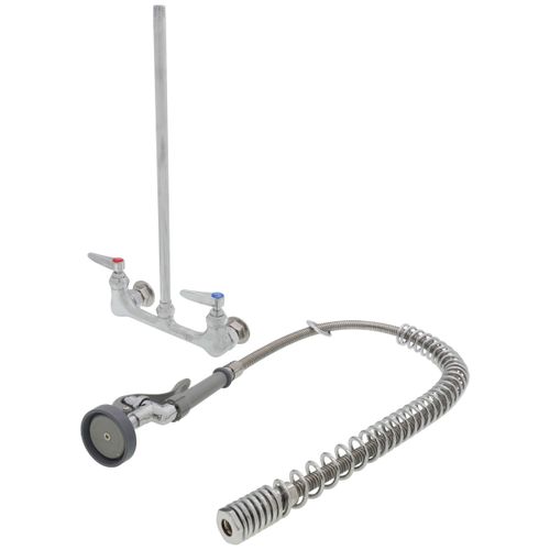 B-0133 - T&S Brass B-0133 - 8" EasyInstall Pre-Rinse Spring-Action Wall ...