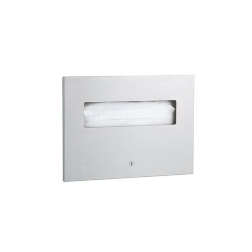 B-3013 - Bobrick B-3013 - B-3013 Recessed Seat-cover Dispenser (Satin)