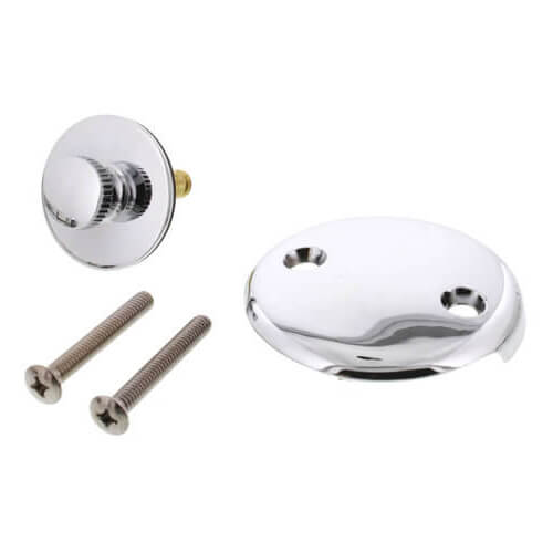 B07171 - Jones Stephens B07171 - 2-Hole Overflow Plate Bath Waste Trim ...