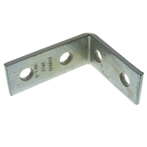 B104ZN - Cooper B-Line B104ZN - 4 Hole Corner Angle Fitting, 9/16" (Zinc)
