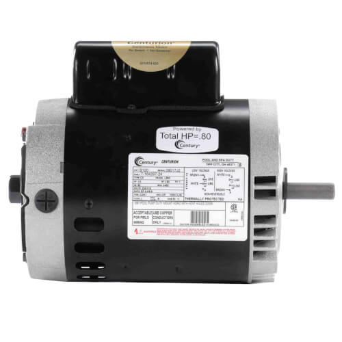 B120-CENTURY - Century B120-CENTURY - 1/2 HP 230/115v Pool Pump Motor ...
